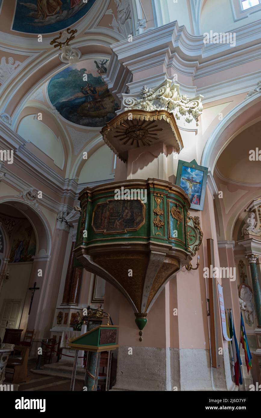 Capracotta, Isernia, Molise. Parish Church of Santa Maria Assunta. It ...