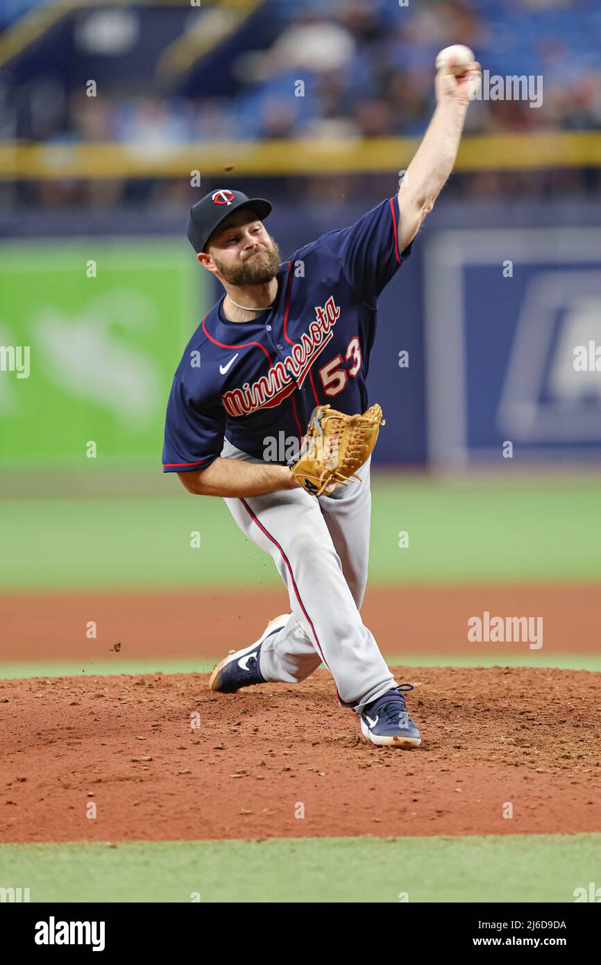 St. Petersburg, FL. USA; Minnesota Twins relief pitcher Danny Coulombe ...