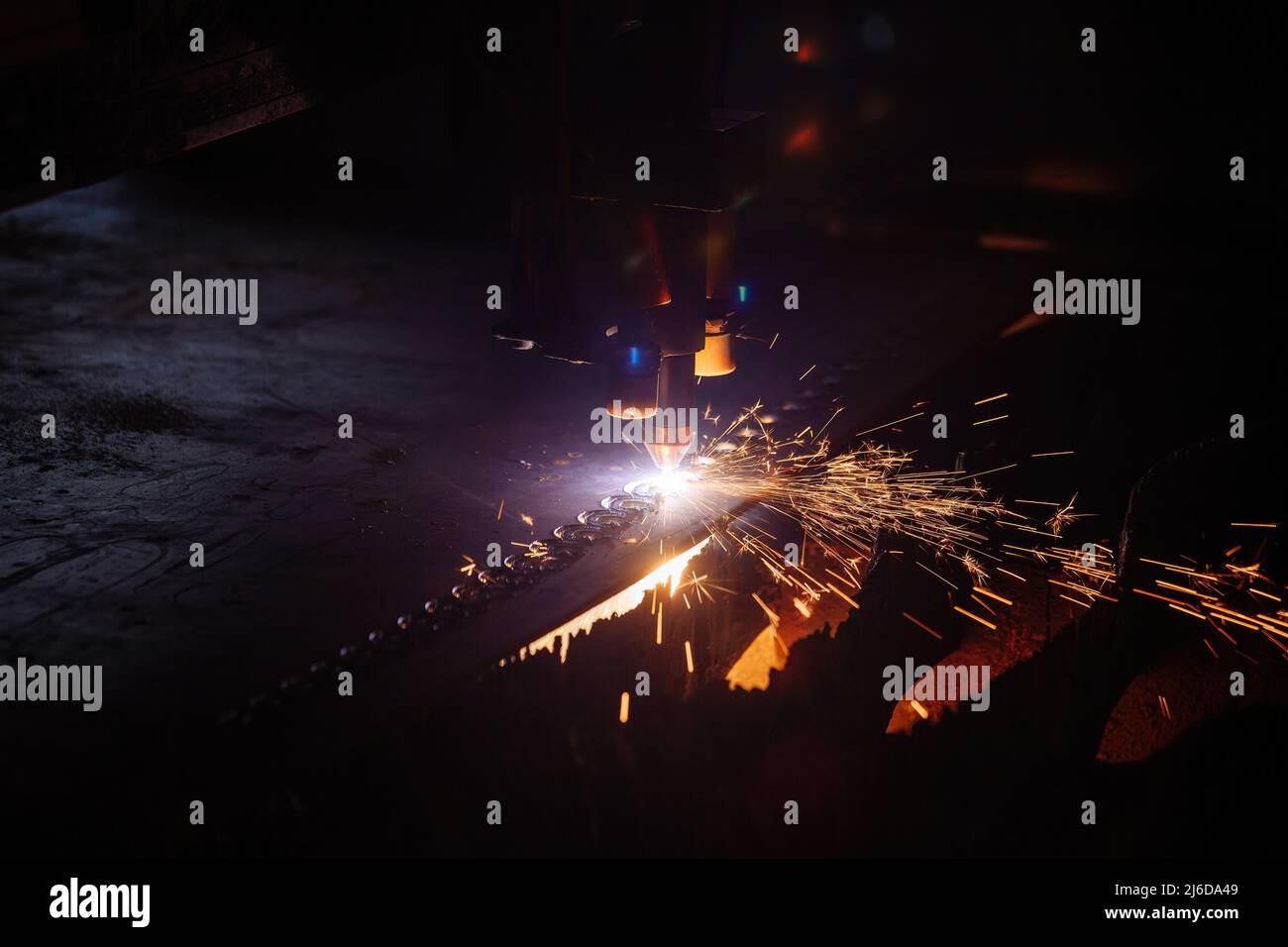 Plasma punching machine, close up Stock Photo - Alamy