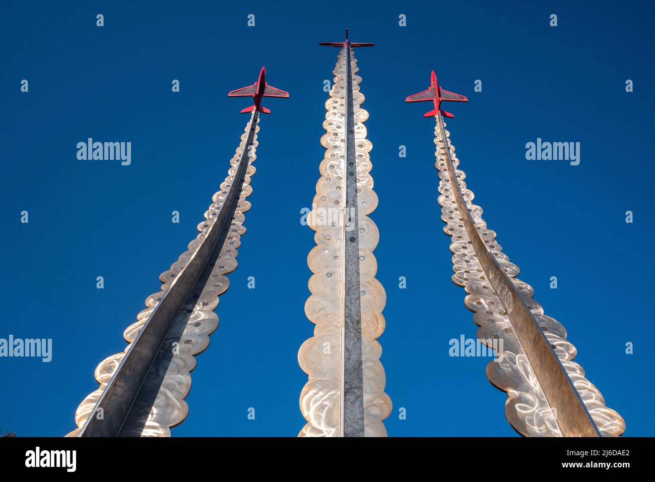 Jon Egging Red Arrows memorial, Bournemuth Stock Photo - Alamy