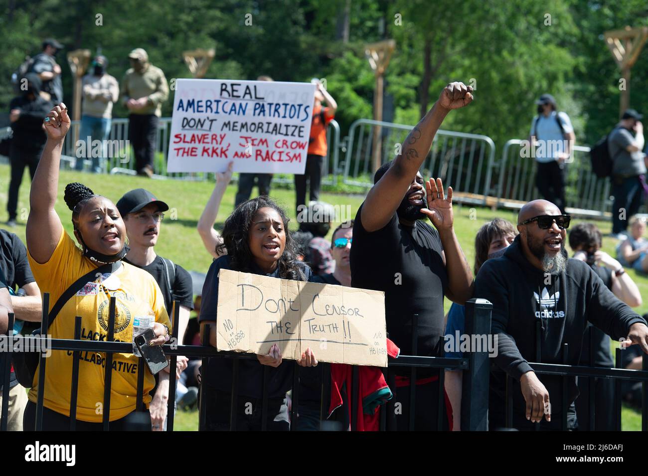 April 30, 2022, Stone Mountain, Georgia, USA: Sons of the Confederacy ...