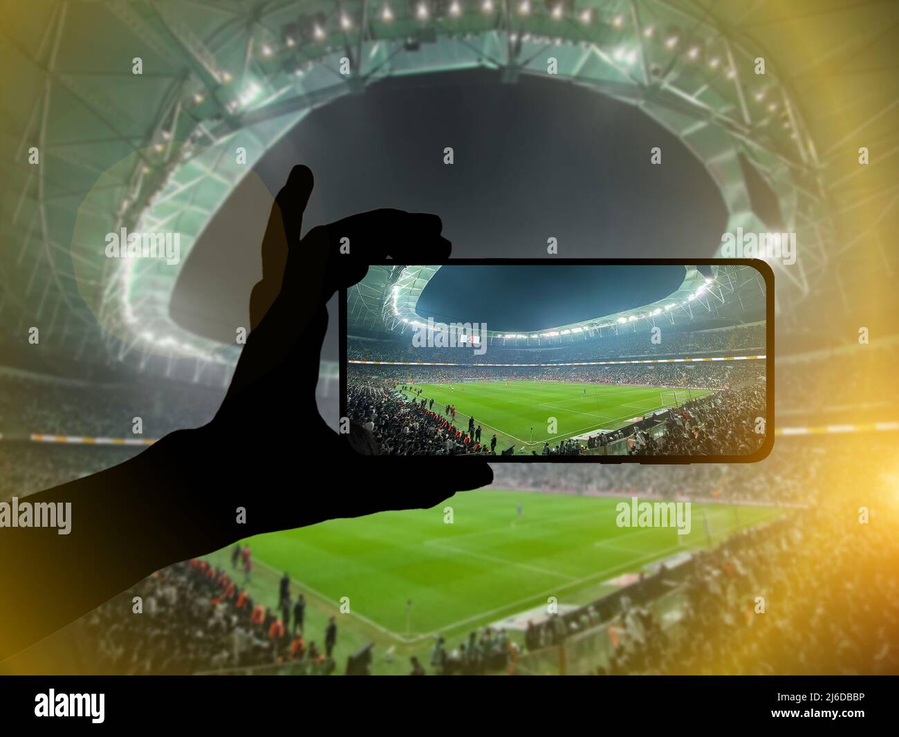 Photography crowd spectator stadium High Resolution Stock Photography ...