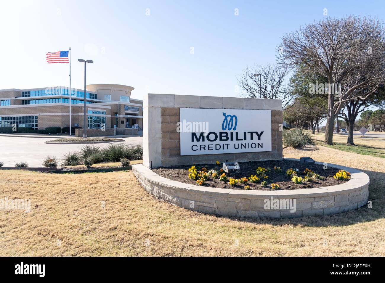 Mobility Credit Union headquarters in Irving, Texas, USA Stock Photo ...