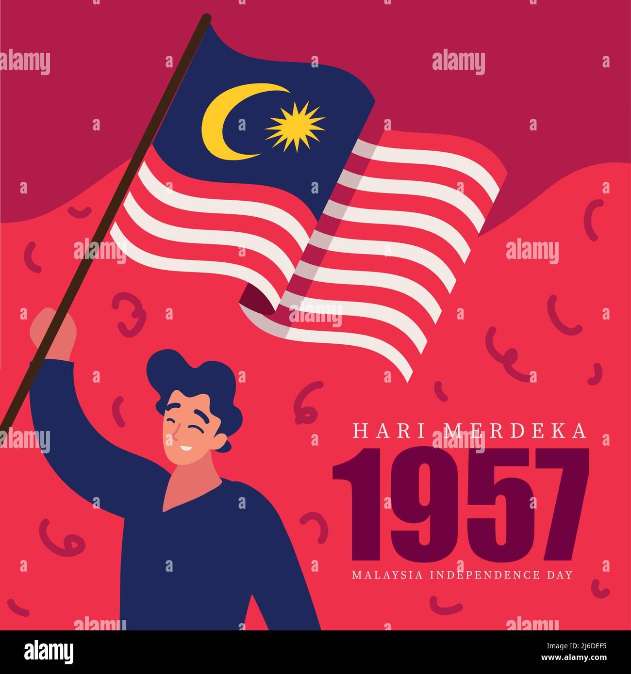 hari merdeka, independence day Stock Vector Image & Art - Alamy