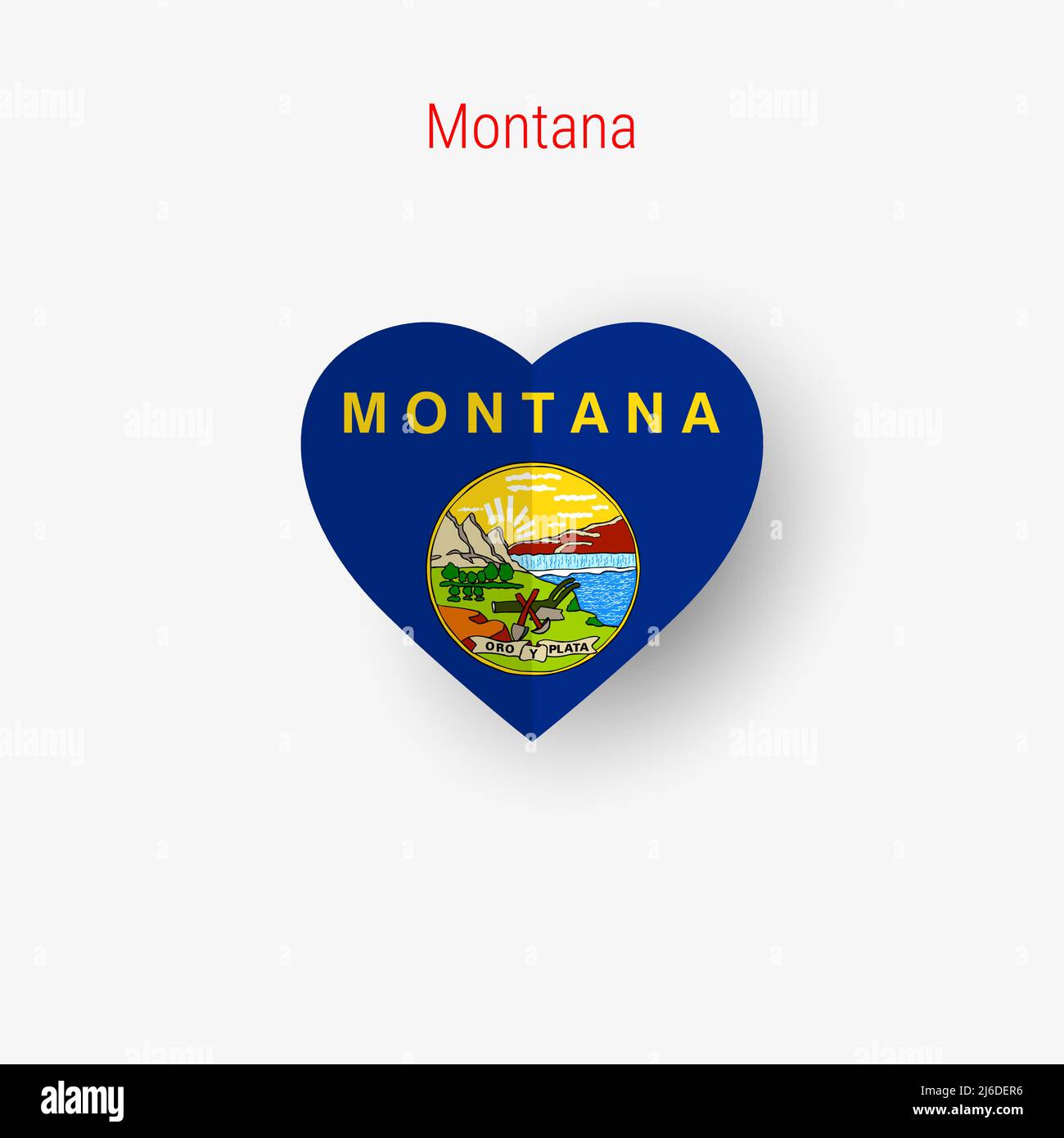 Montana love Stock Vector Images - Alamy
