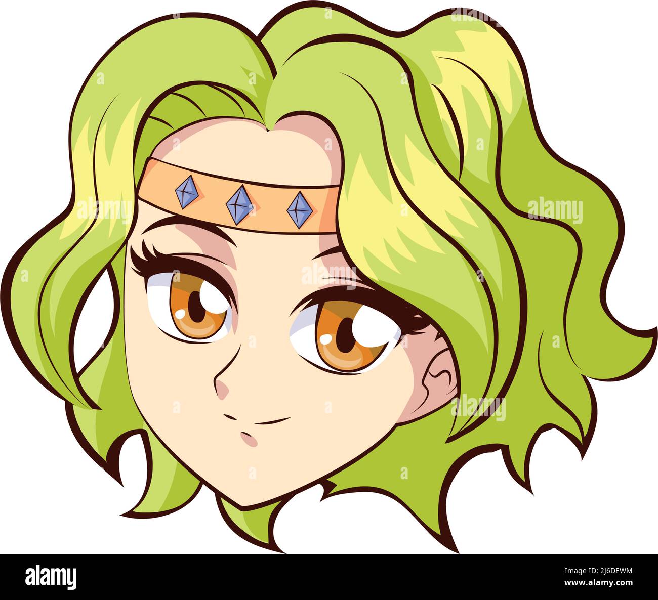 Anime cute girl Stock Vector Image & Art - Alamy