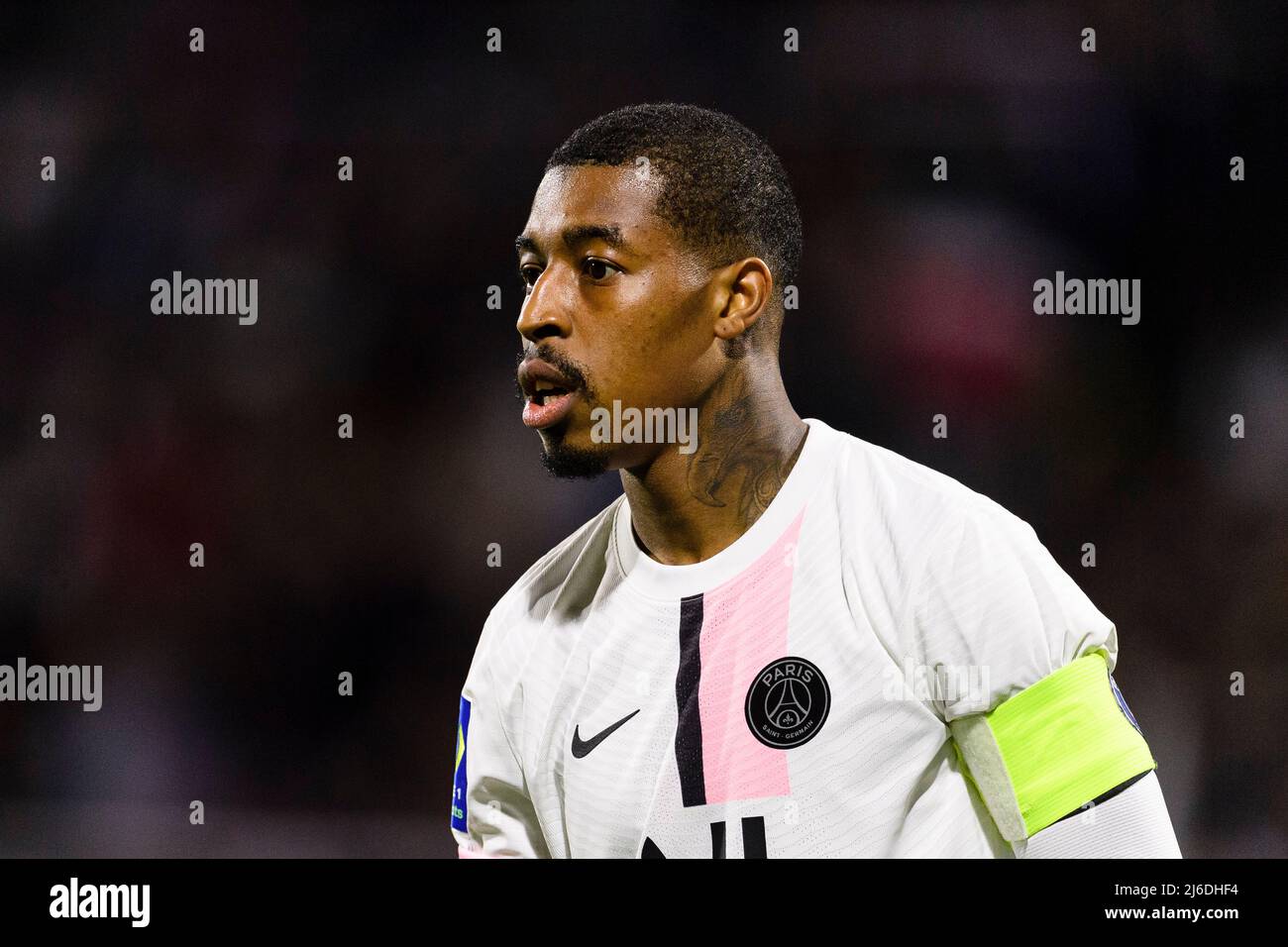 Clermont-Ferrand, France - April 09: Presnel Kimpembe of Paris Saint ...