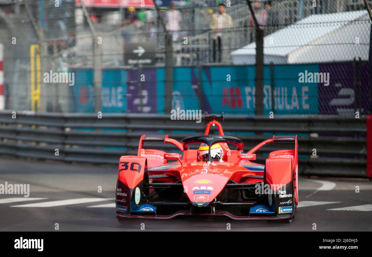 Oliver Rowland of Mahindra Racing during the 2022 Monaco ePrix, 4th ...