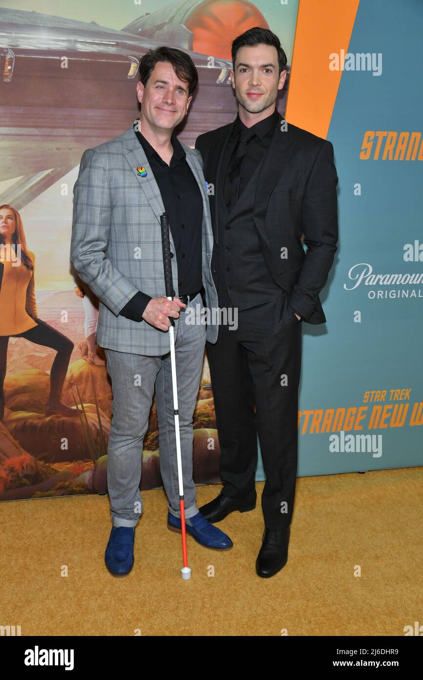 Ethan Peck and Bruce Horak Stock Photo - Alamy