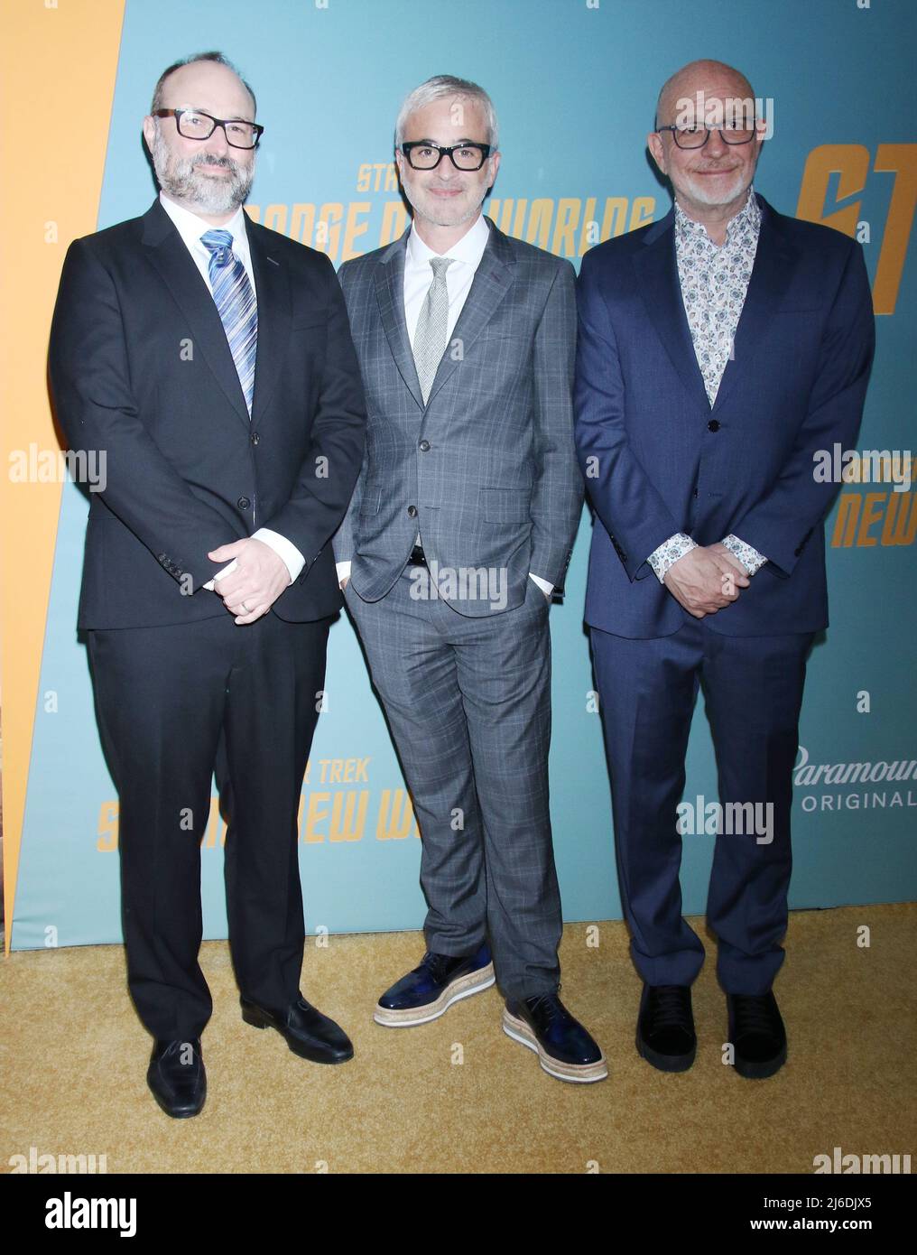 NEW YORK, NY- April 30: Henry Alonso Myers, Alex Kurtzman, Akiva ...