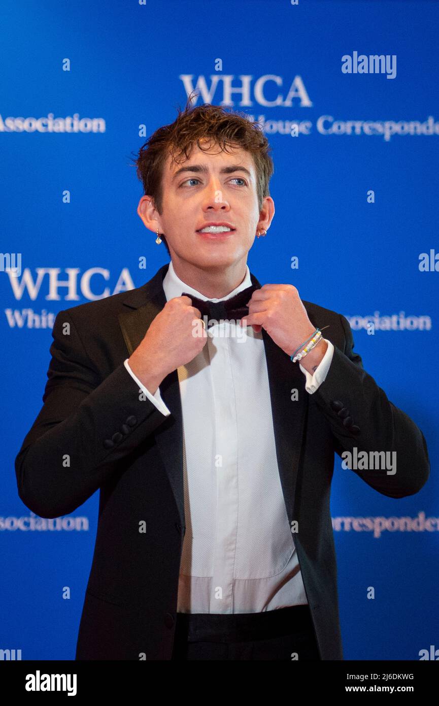 Actor Kevin Michael McHale arrives for the 2022 White House Correspondents Association Annual ...
