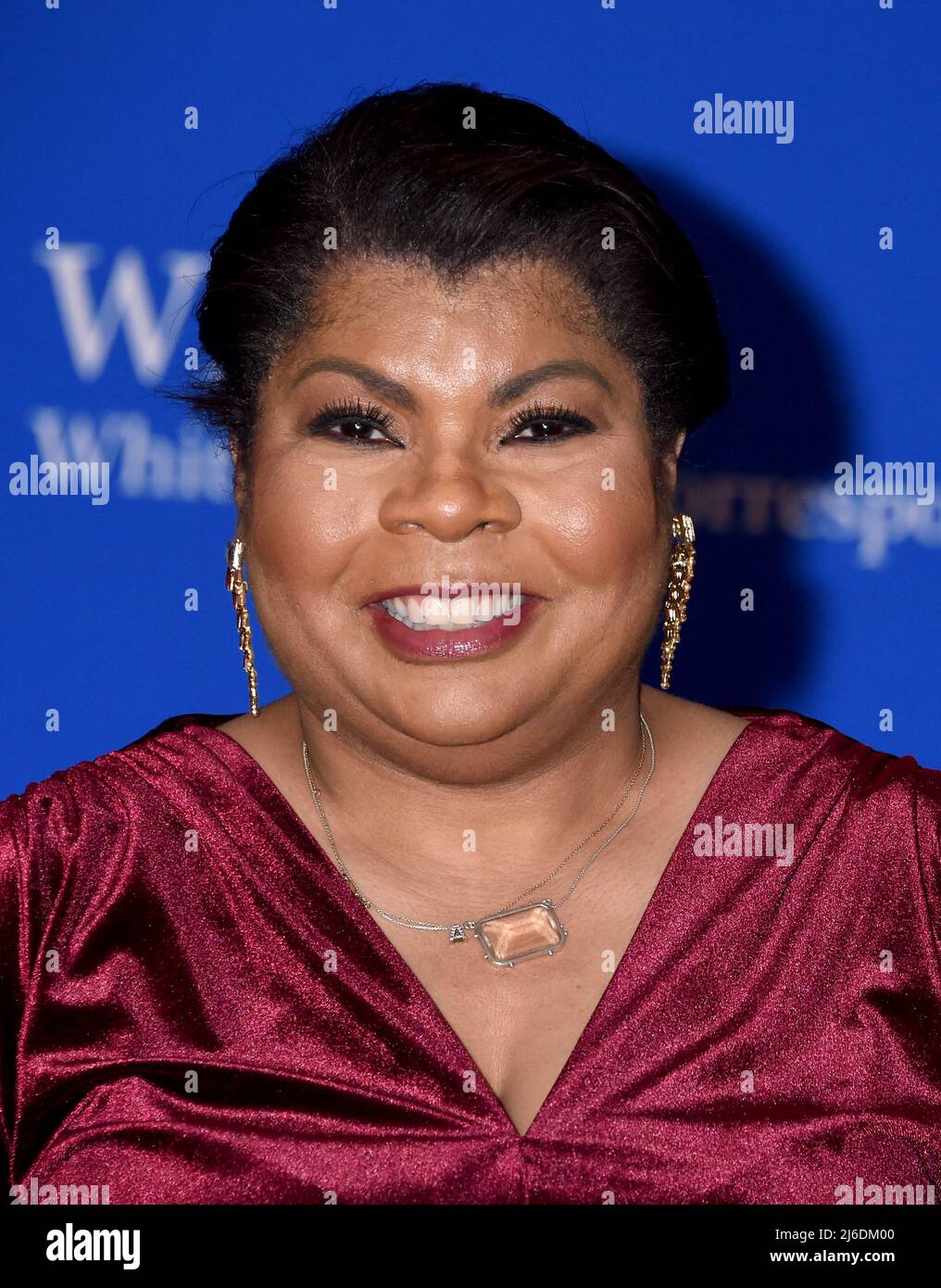 April Ryan arriving at the 2022 White House Correspondents' dinner held ...