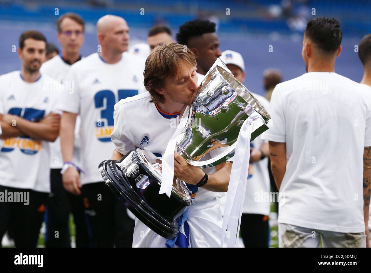 Luka Modric (Real), APRIL 30, 2022 - Football / Soccer : Modric kiss to ...