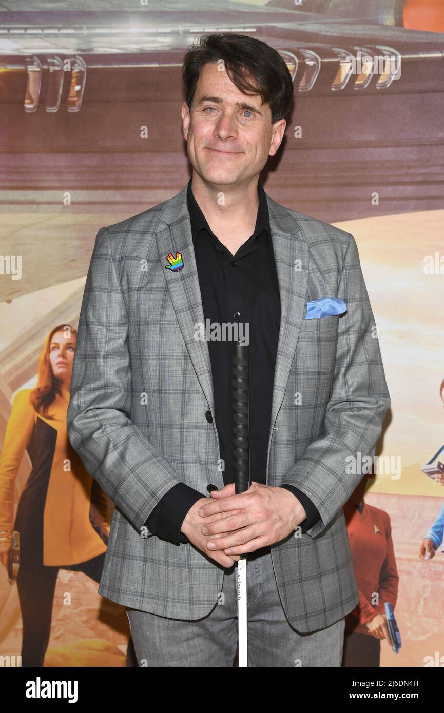 Actor Bruce Horak attends the Star Trek: Strange New Worlds NYC ...