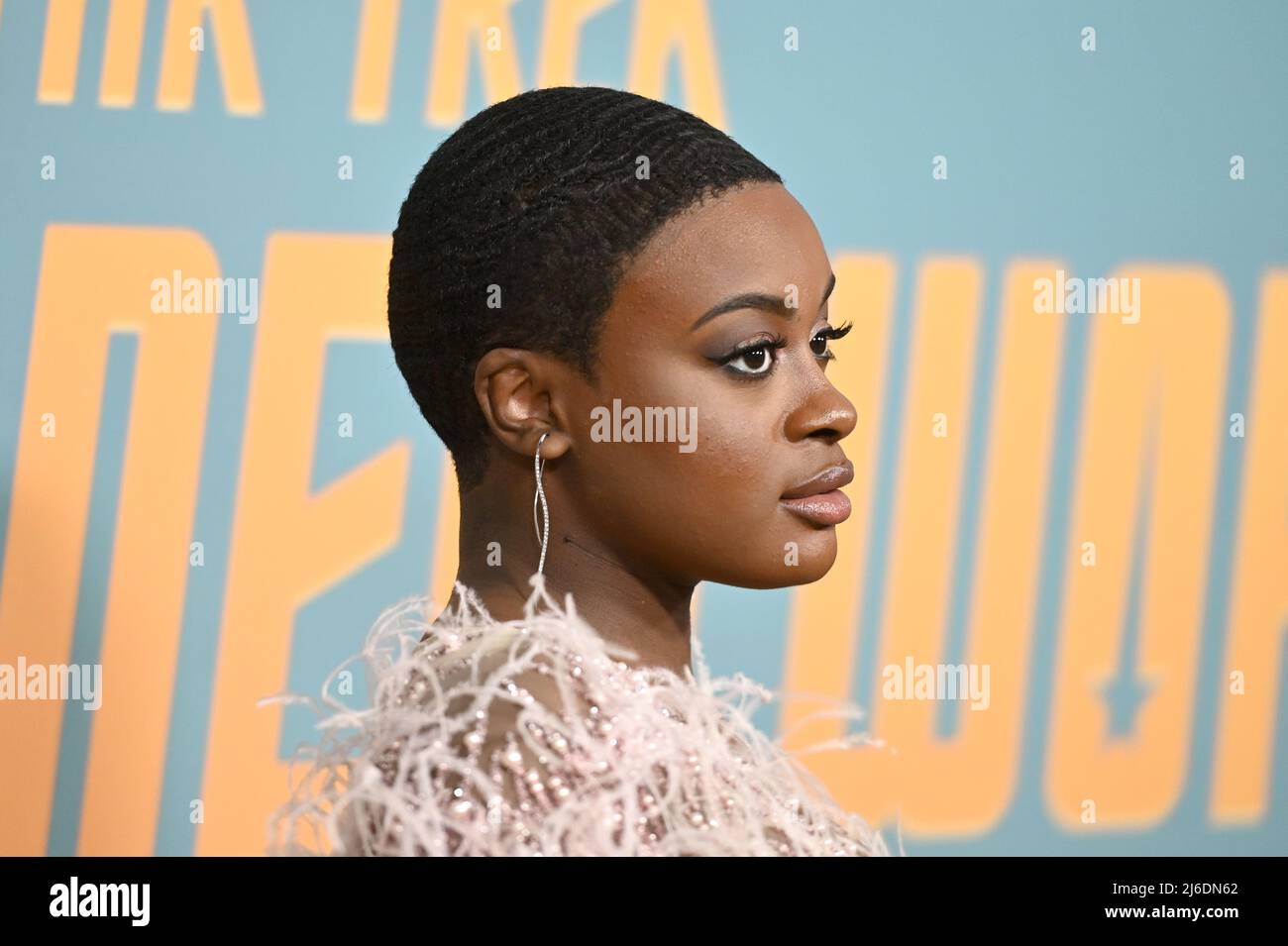 Actor Celia Rose Gooding attends the Star Trek: Strange New Worlds NYC ...