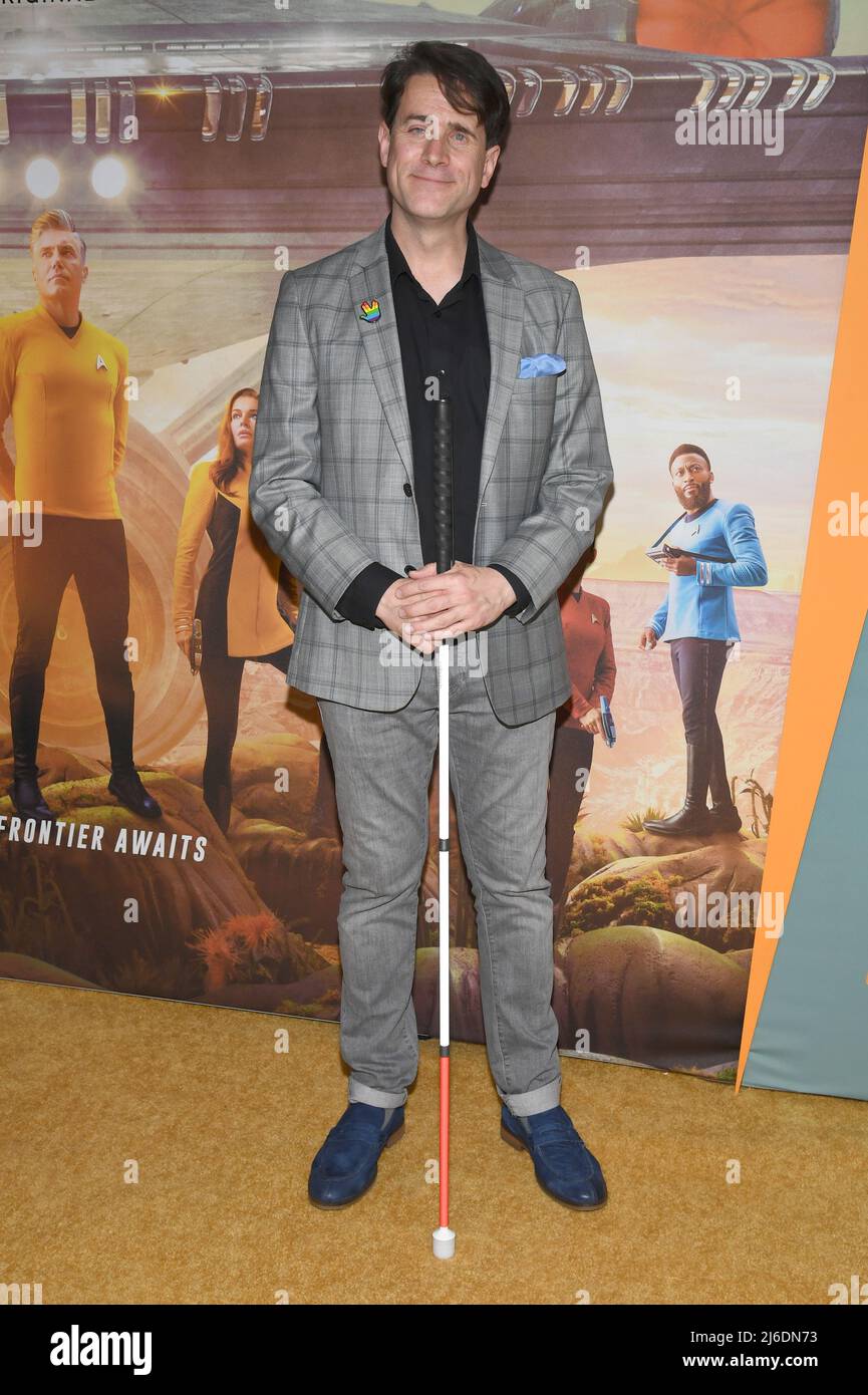 Actor Bruce Horak attends the Star Trek: Strange New Worlds NYC ...