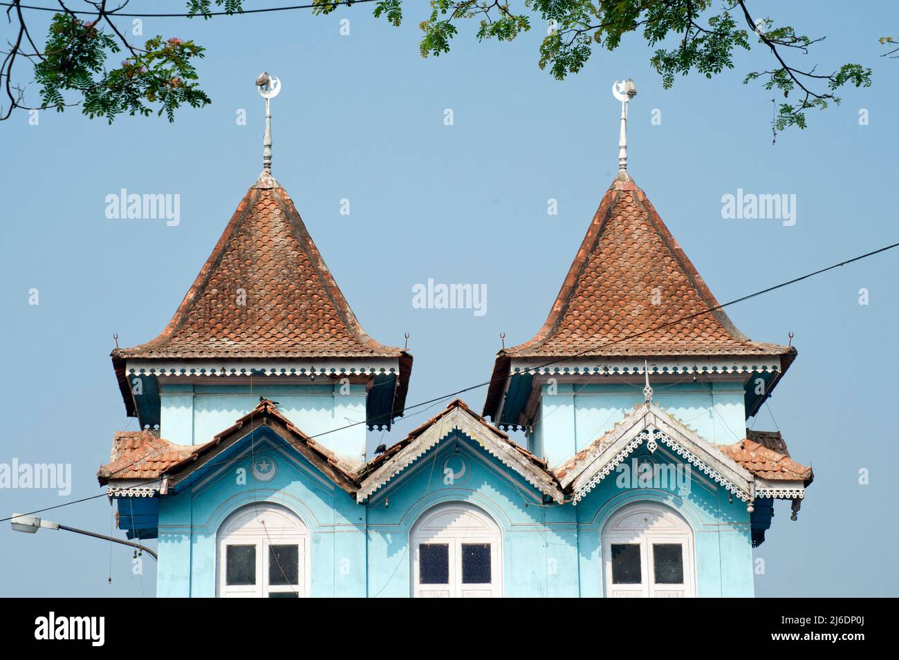 Details of Savkar Masjid on the bank of canal at Alappuzha state Kerala ...