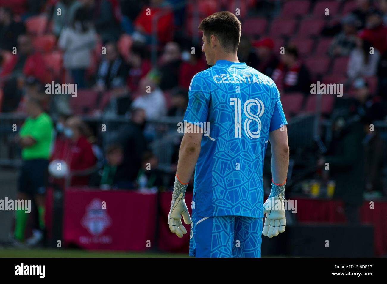 Roman Celentano (18) seen during the MLS game between Toronto FC and FC ...