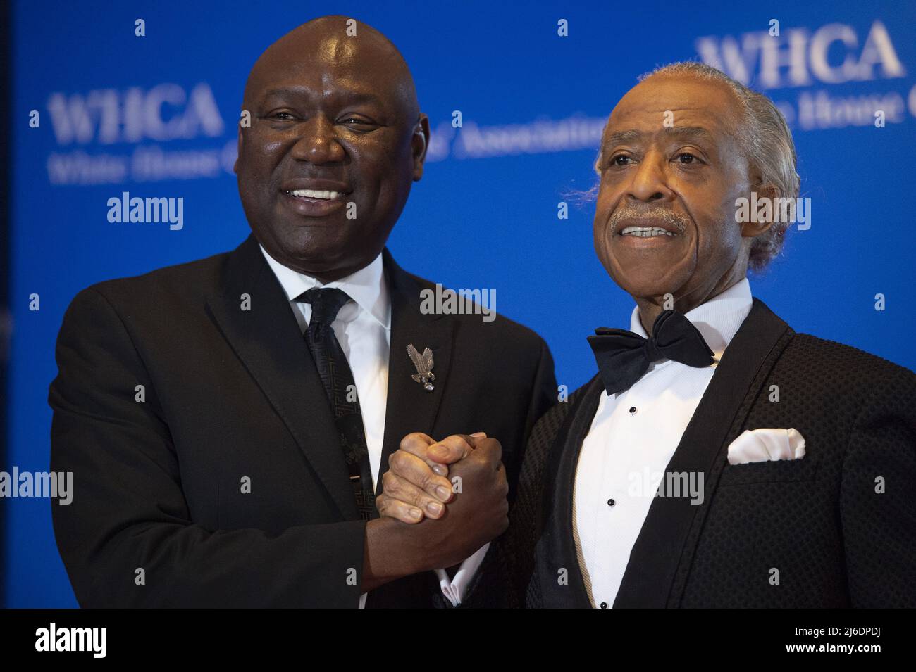 Attorney Benjamin Crump and Civil Rights Activist Al Sharpton arrive at ...