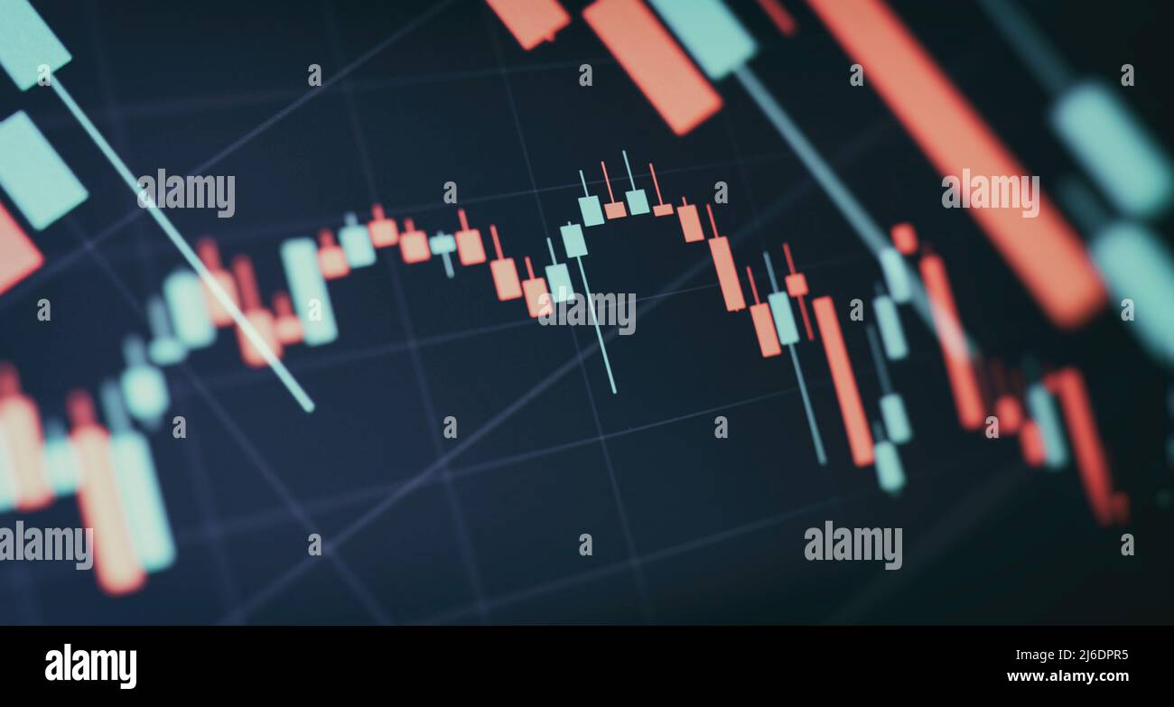 Candle stick graph chart of stock market investment trading. The Forex ...