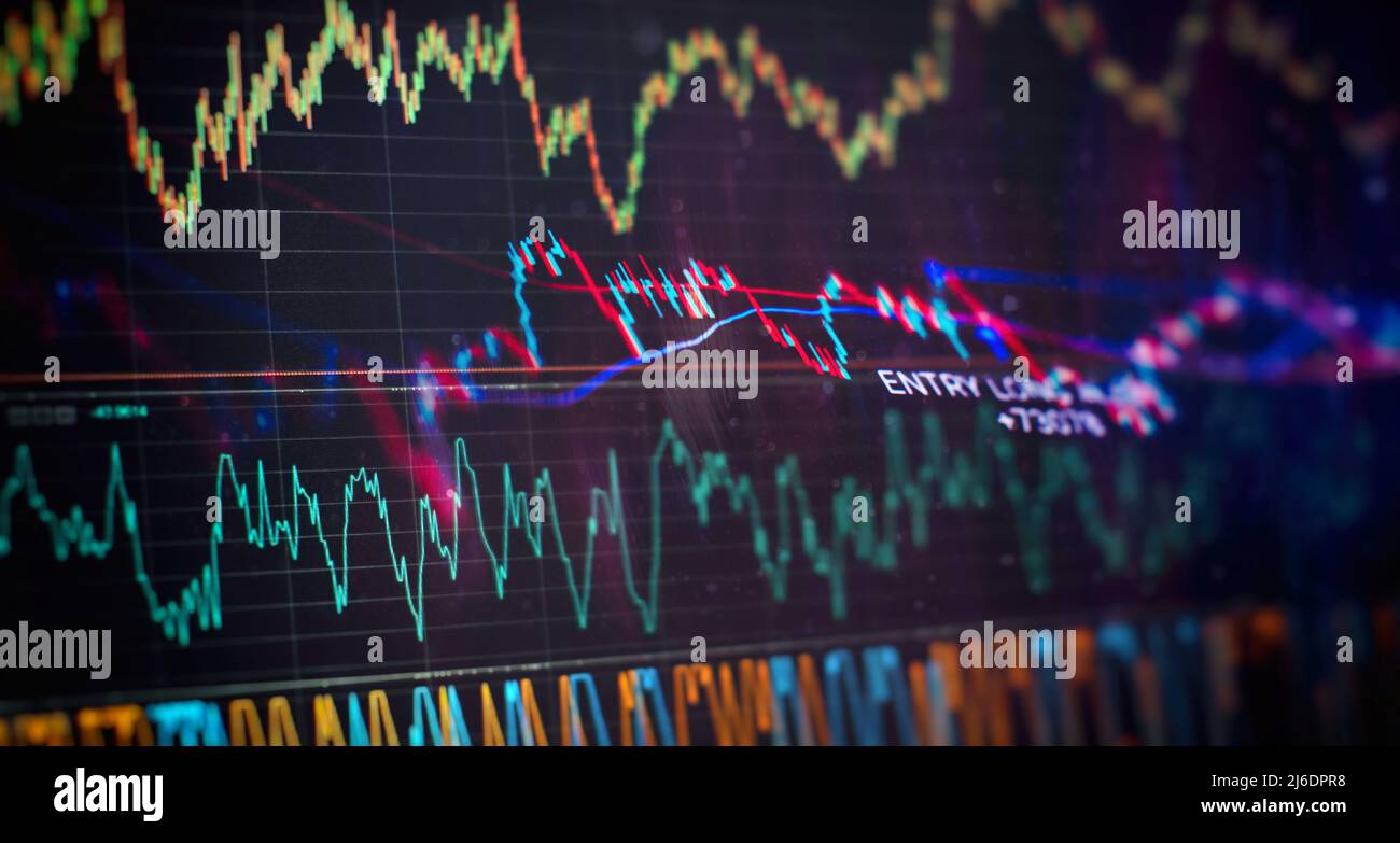Candle stick graph chart of stock market investment trading. The Forex ...