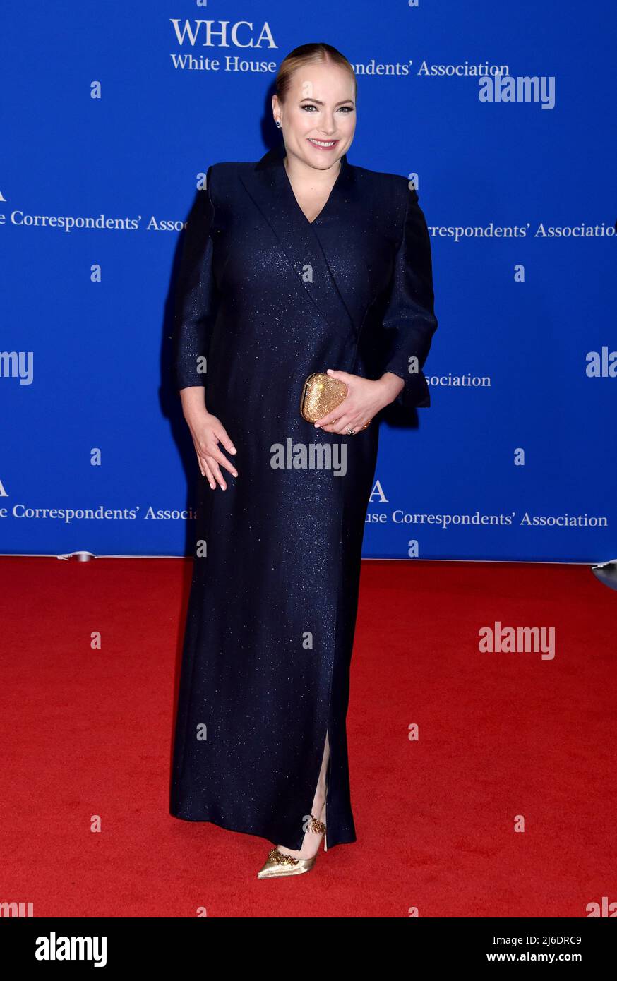 Meghan McCain arriving at the 2022 White House Correspondents' dinner ...