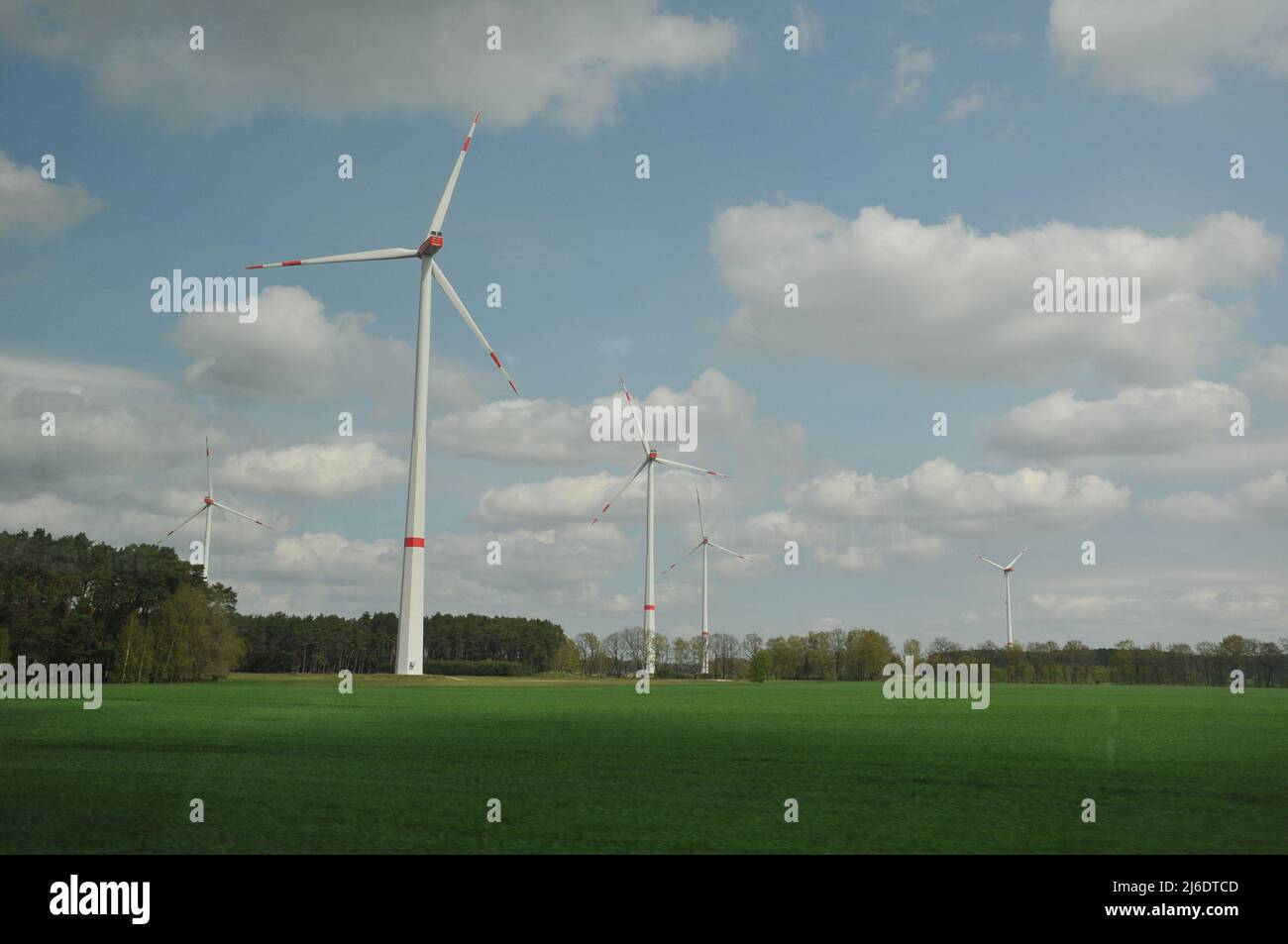 German country/Germany/30 April 2022/.Green eneregy in Germany electric ...