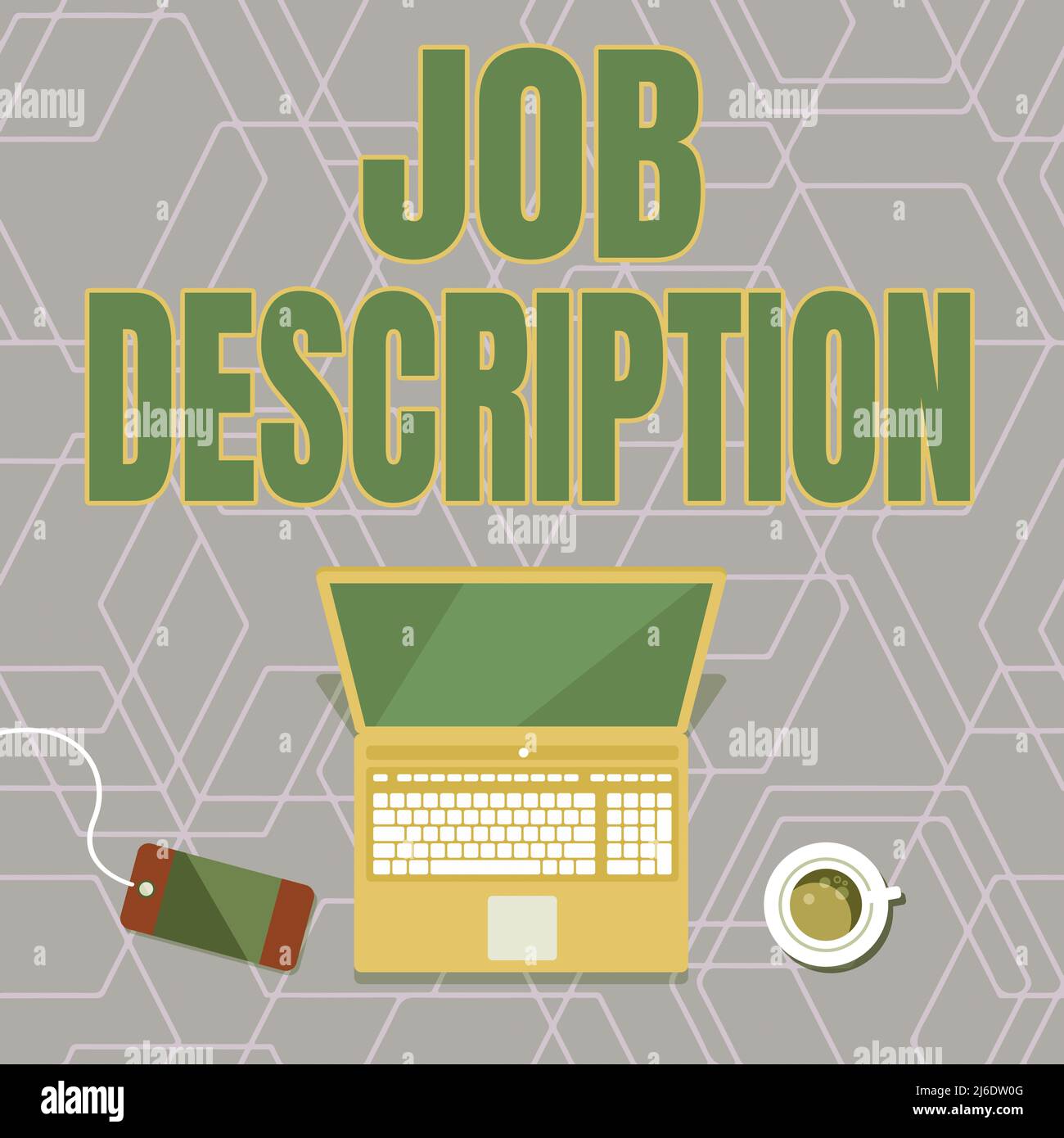 Conceptual display Job Description. Business idea A document that ...