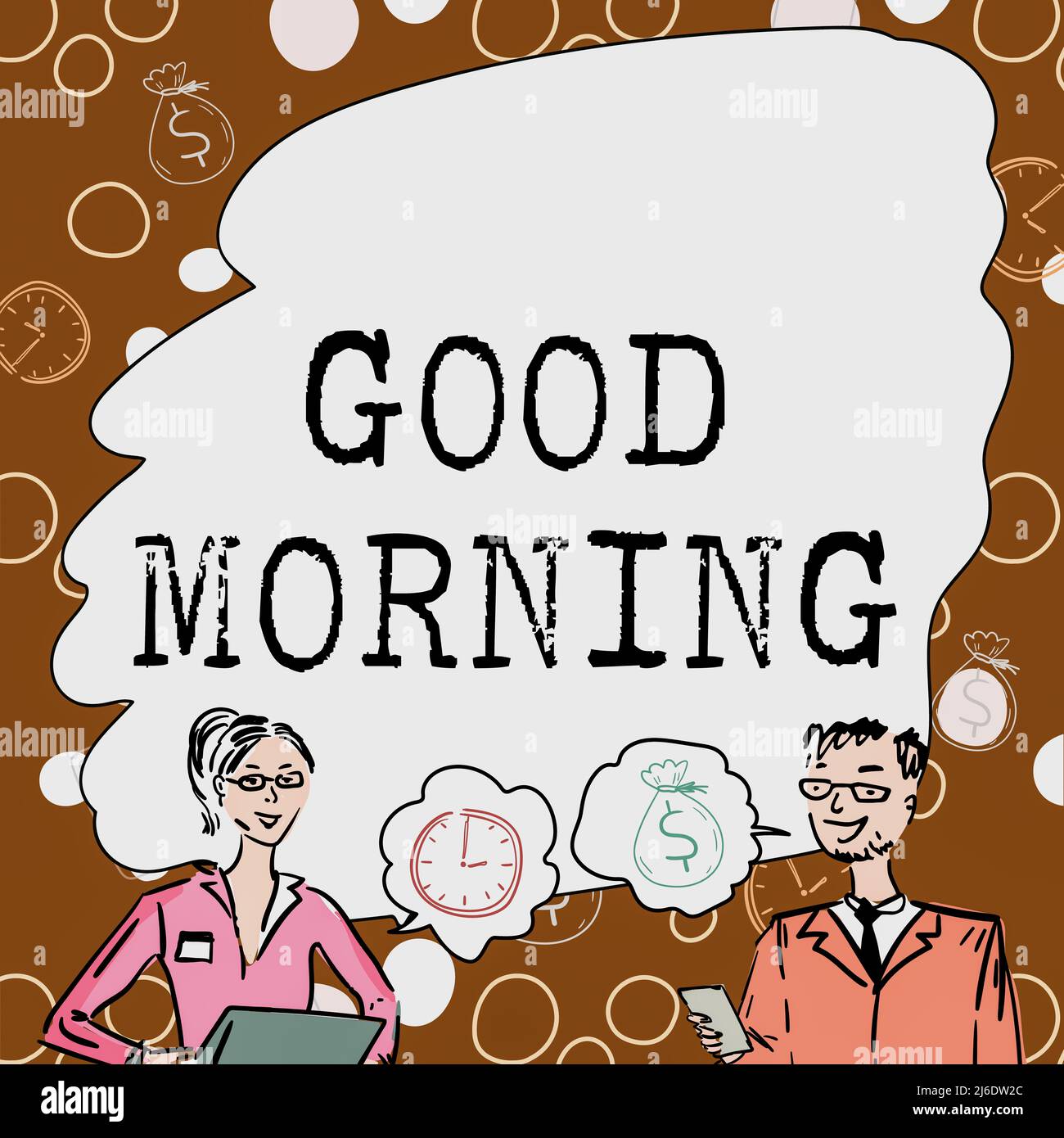 Conceptual display Good Morning. Business approach A conventional ... Conceptual display Good Morning. Business approach A conventional ...