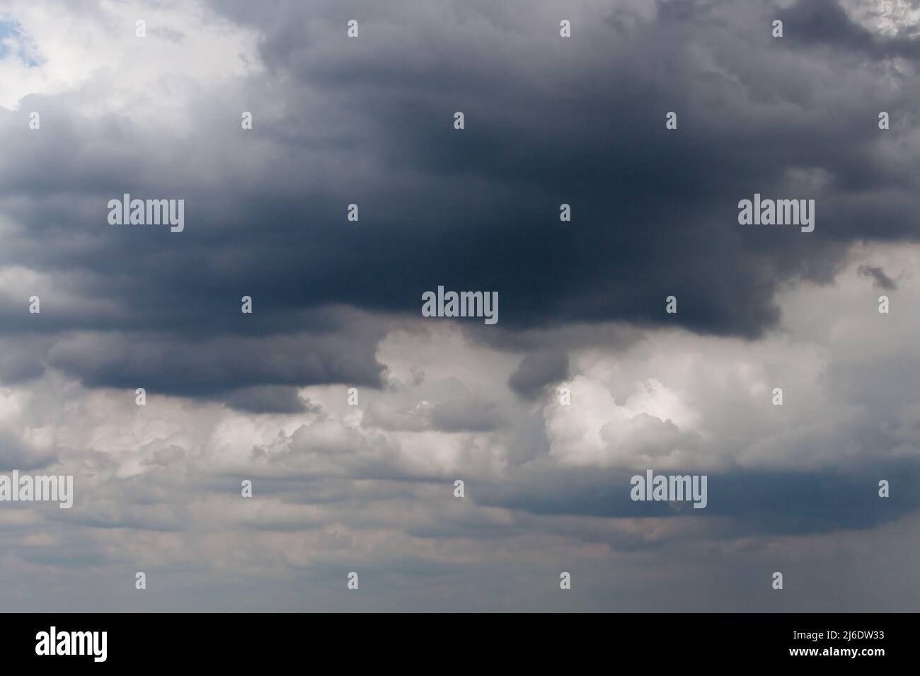 Dark sky full of clouds before the rain. Dark storm clouds on sky background Stock Photo - Alamy