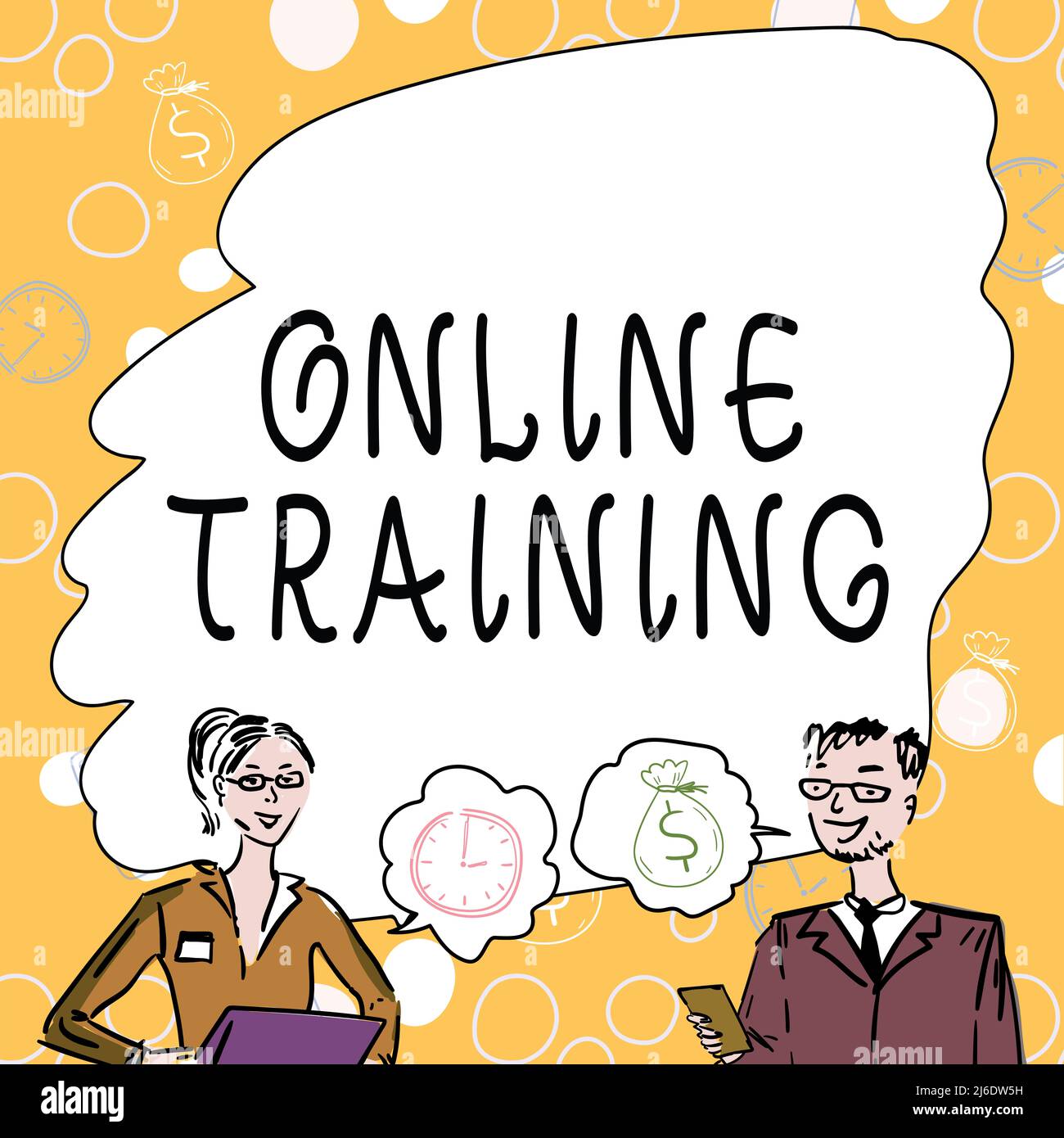Text sign showing Online Training. Conceptual photo Take the education ... Text sign showing Online Training. Conceptual photo Take the education ...