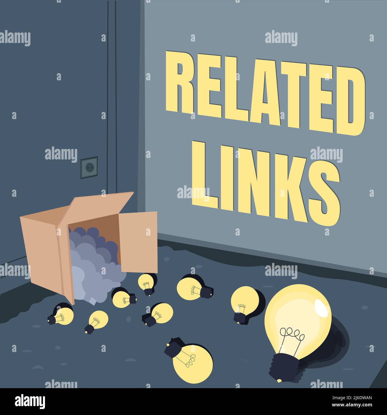 Writing displaying text Related Links. Business showcase Website inside ...