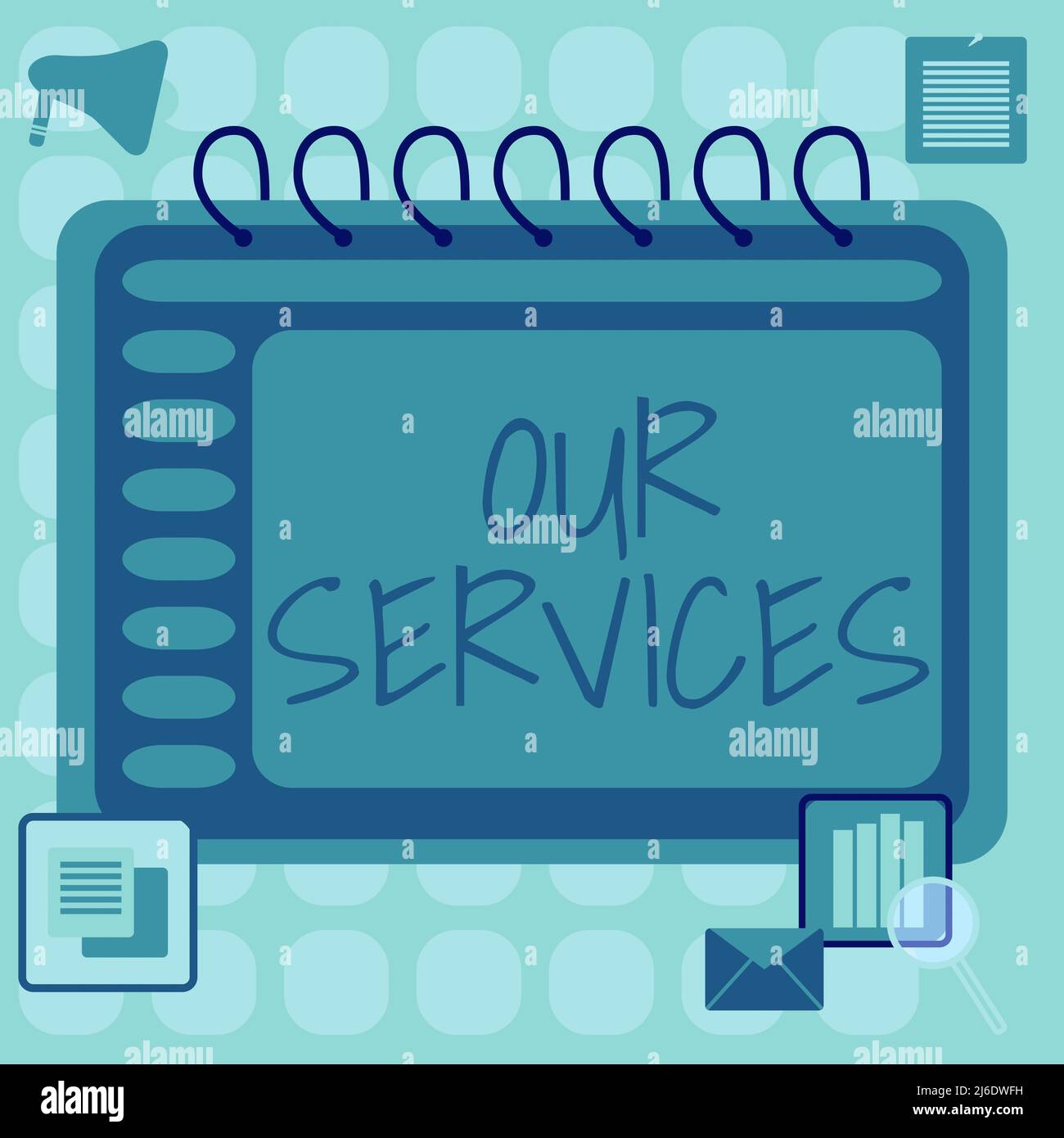 Inspiration showing sign Our Services. Internet Concept The occupation ...