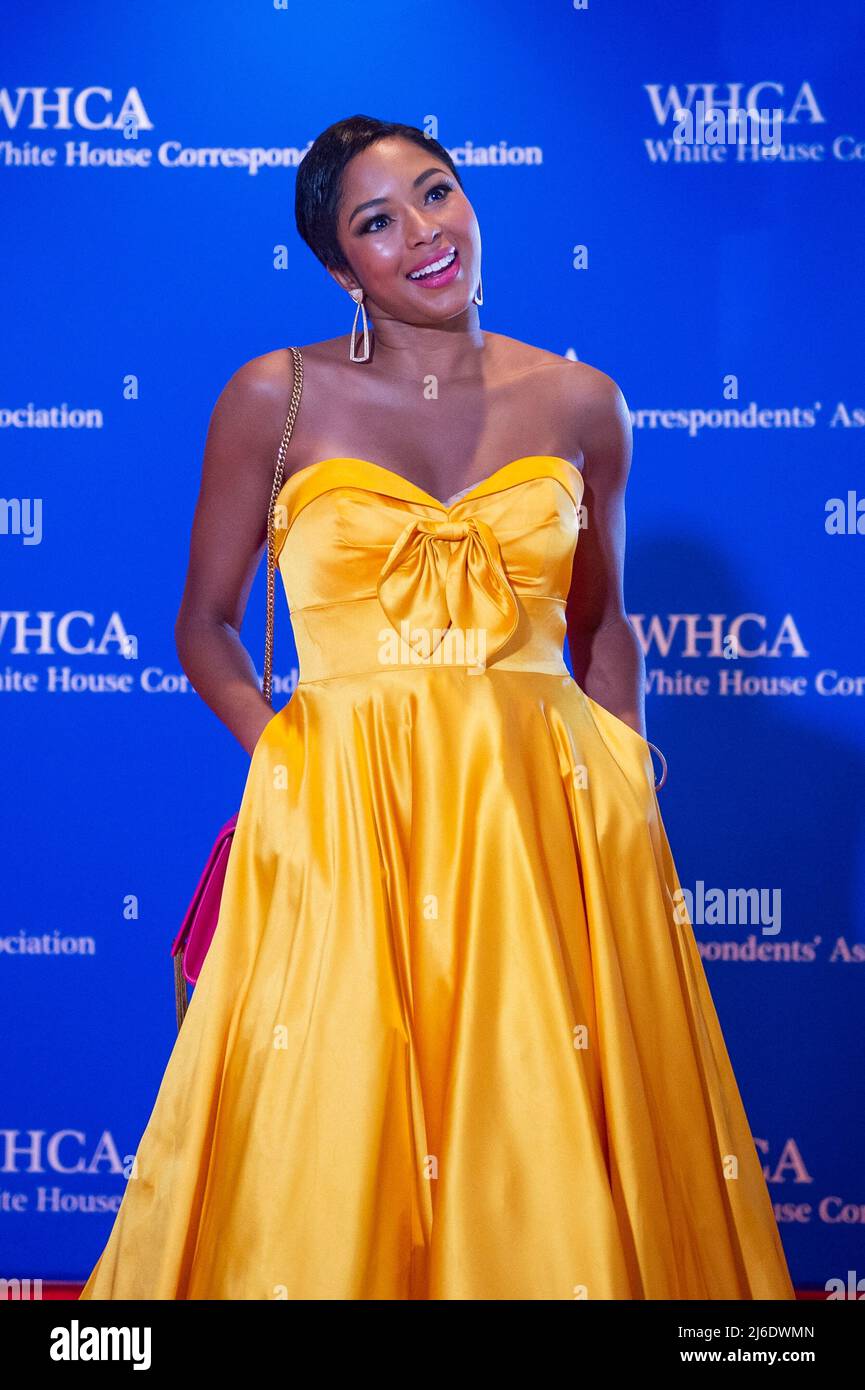 Alicia Quarles arrives for the 2022 White House Correspondents ...