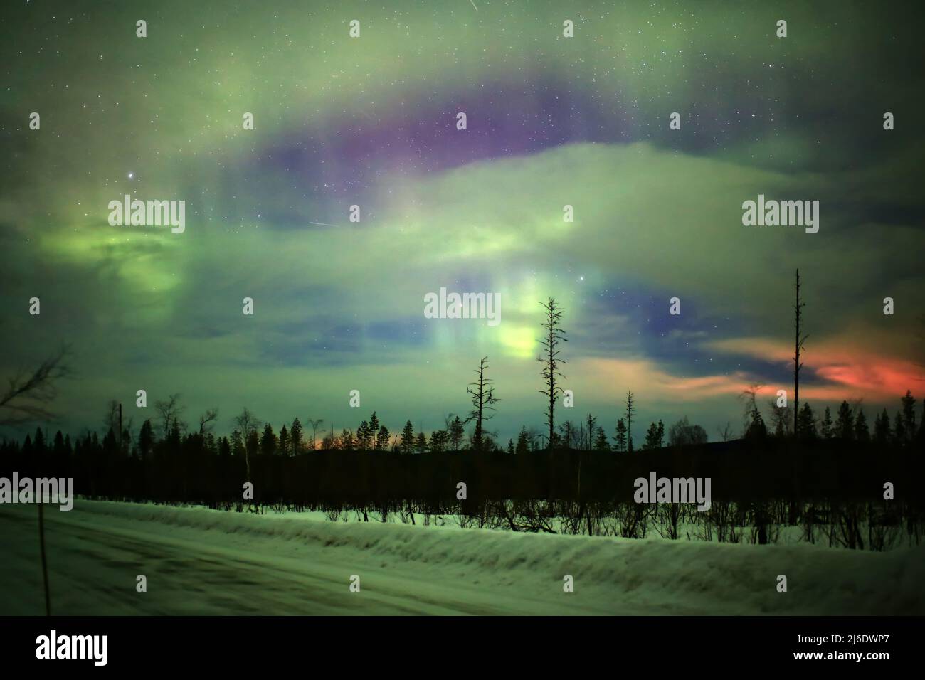 Colorful Lights In The Sky