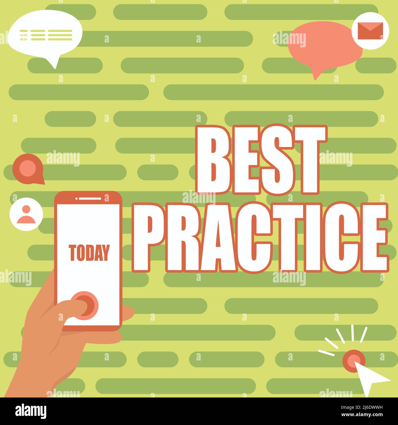 Sign displaying Best Practice. Business idea Method Systematic ...