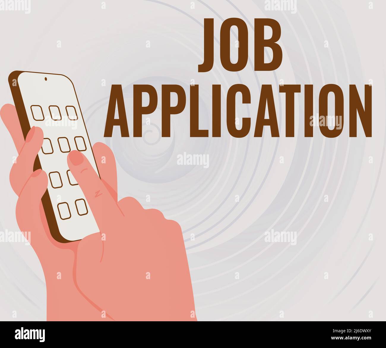 Text showing inspiration Job Application. Concept meaning The standard ...