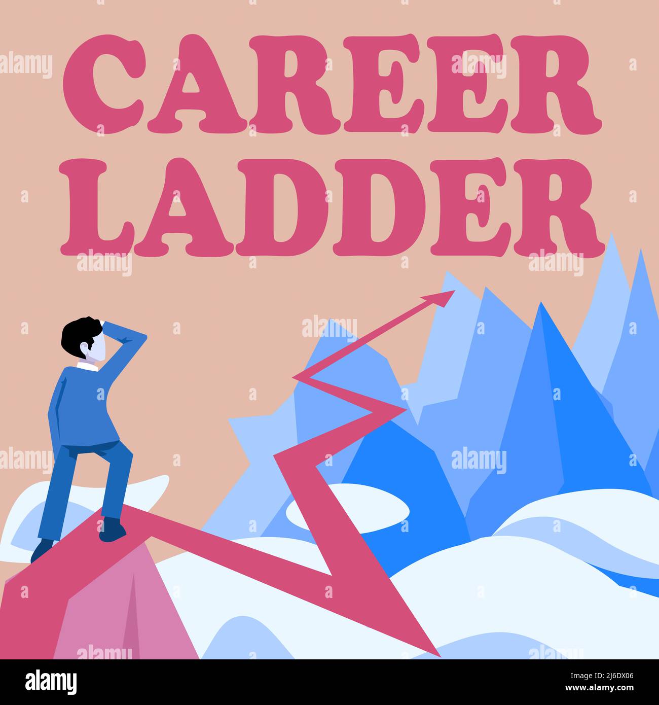 Handwriting text Career Ladder. Word Written on Job Promotion ...