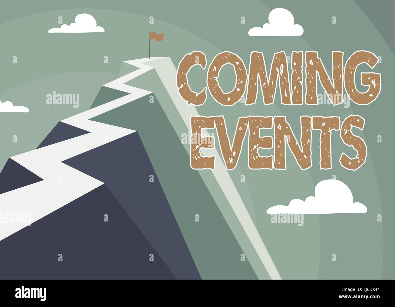 Hand writing sign Coming Events. Internet Concept Happening soon ...