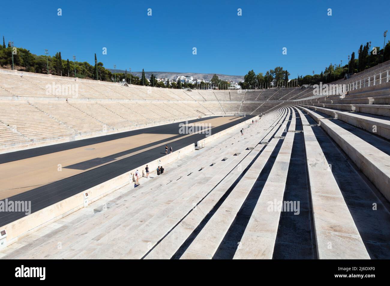 Athens, Greece - July 26, 2021: Panathenaic Stadium or Kallimarmaro it ...