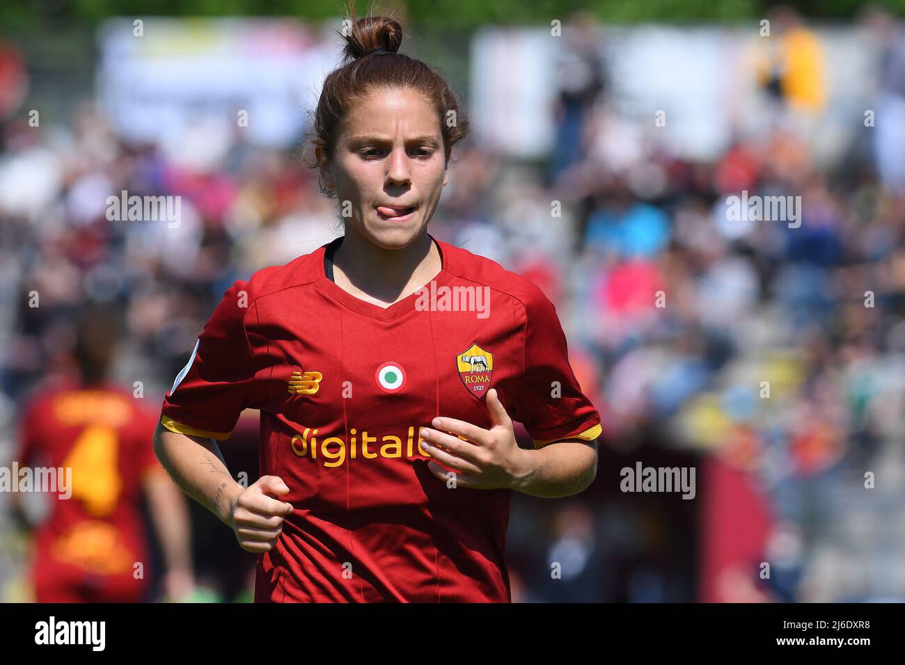 Manuela Giugliano of Roma during the Italy cup Woman semifinal 2021/ ...