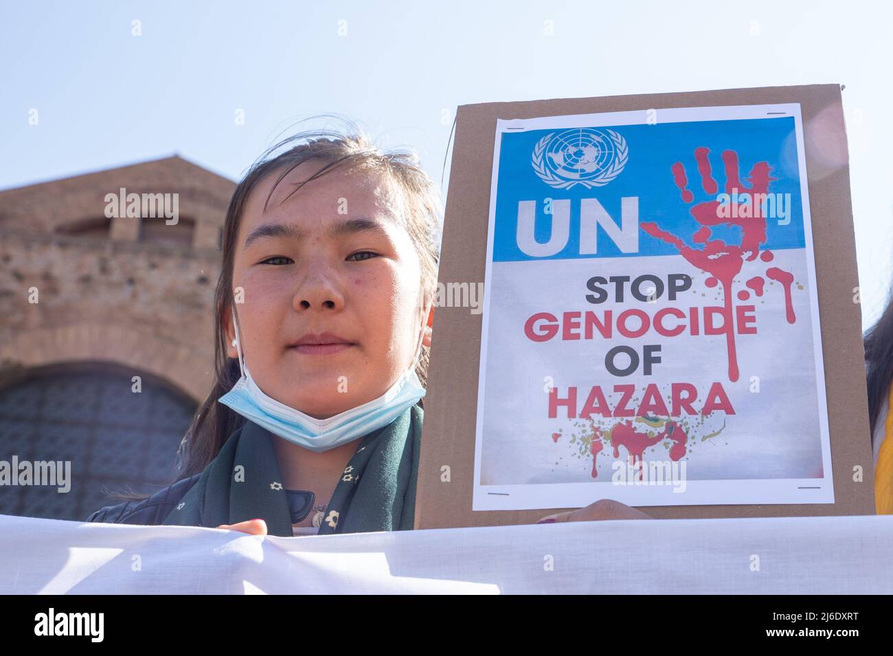 Sit-in organized by Hazara community in Italy to protest against ...