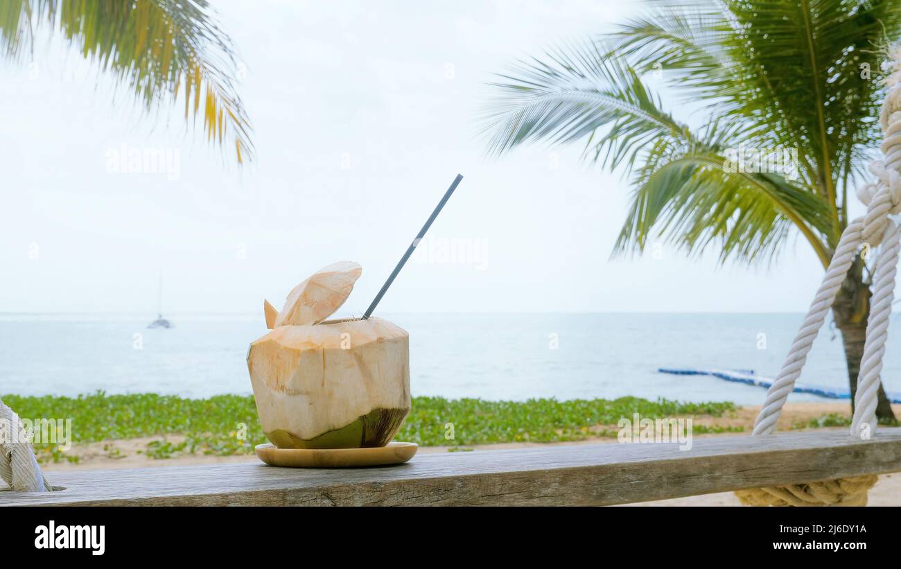 Coconut tree standing hi-res stock photography and images - Alamy