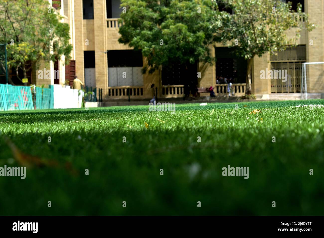 Grass roots level sports education Stock Photo - Alamy