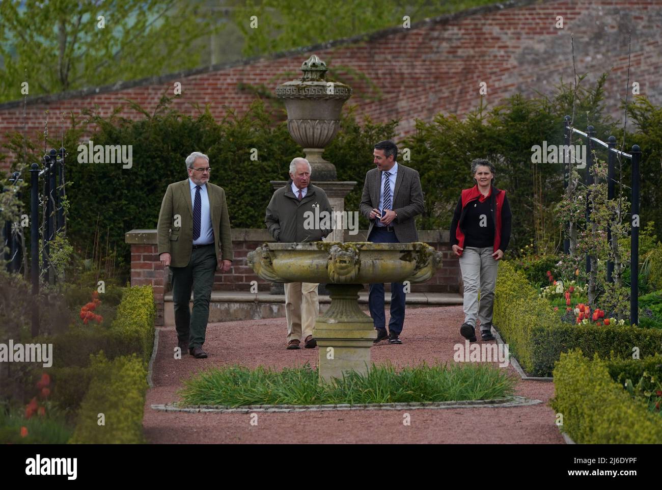 The Prince of Wales, Patron of The Queen's Green Canopy (QGC) alongside ...