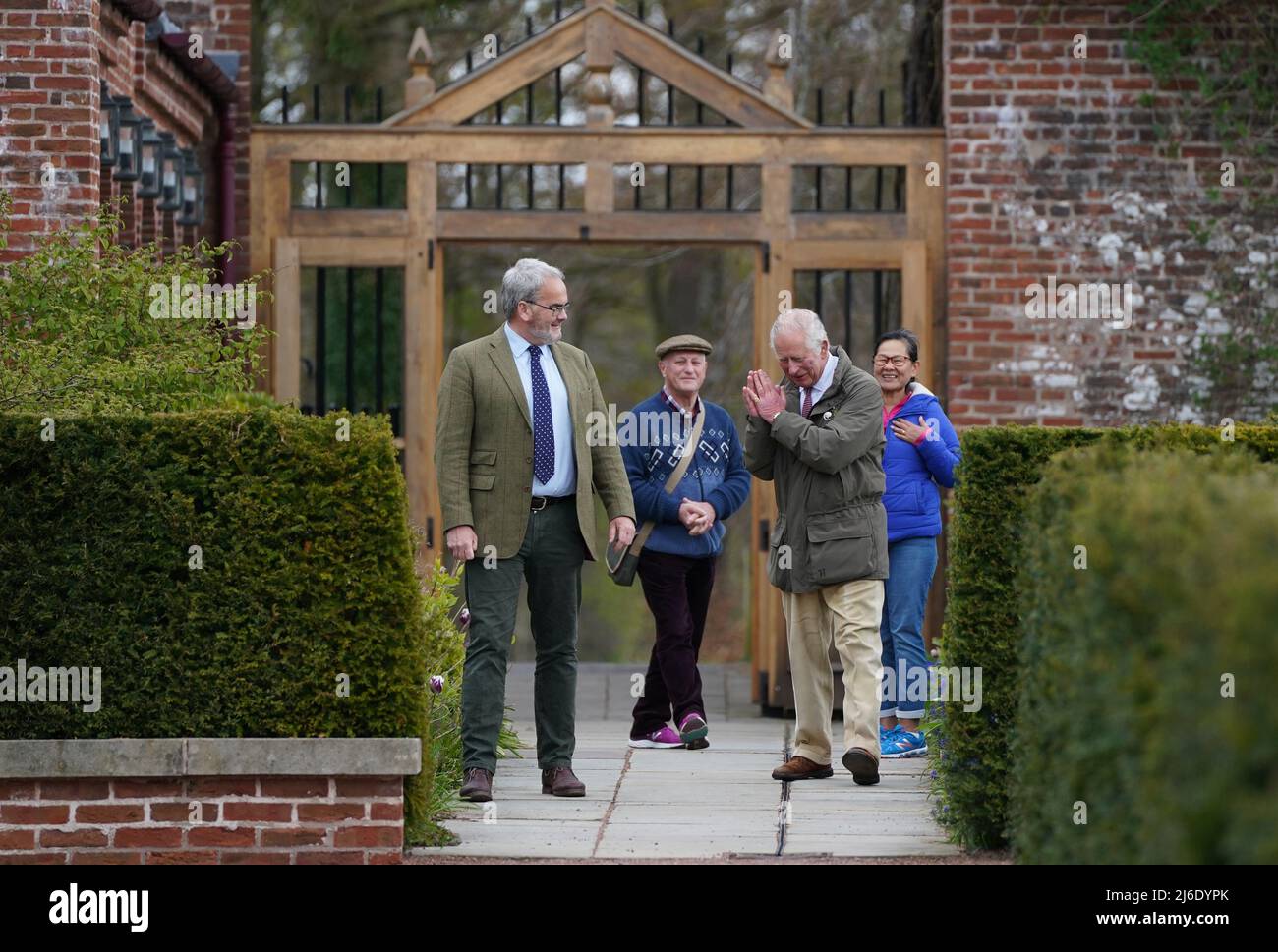 The Prince of Wales, Patron of The Queen's Green Canopy (QGC) alongside ...