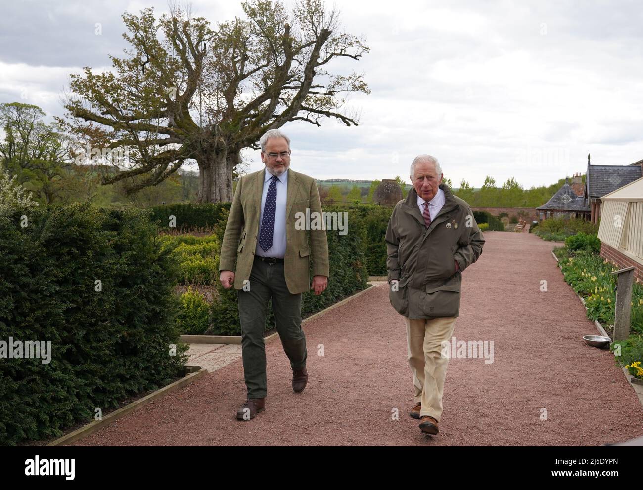 The Prince of Wales, Patron of The Queen's Green Canopy (QGC) alongside ...