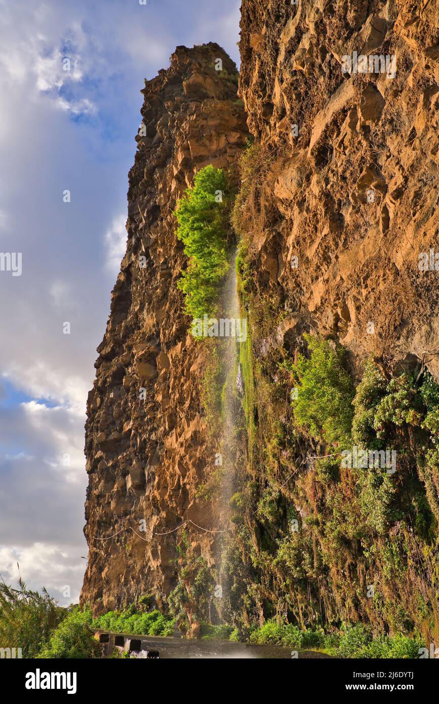 Cascata dos Anjos, Angels Waterfall, located in the civil parish of ...