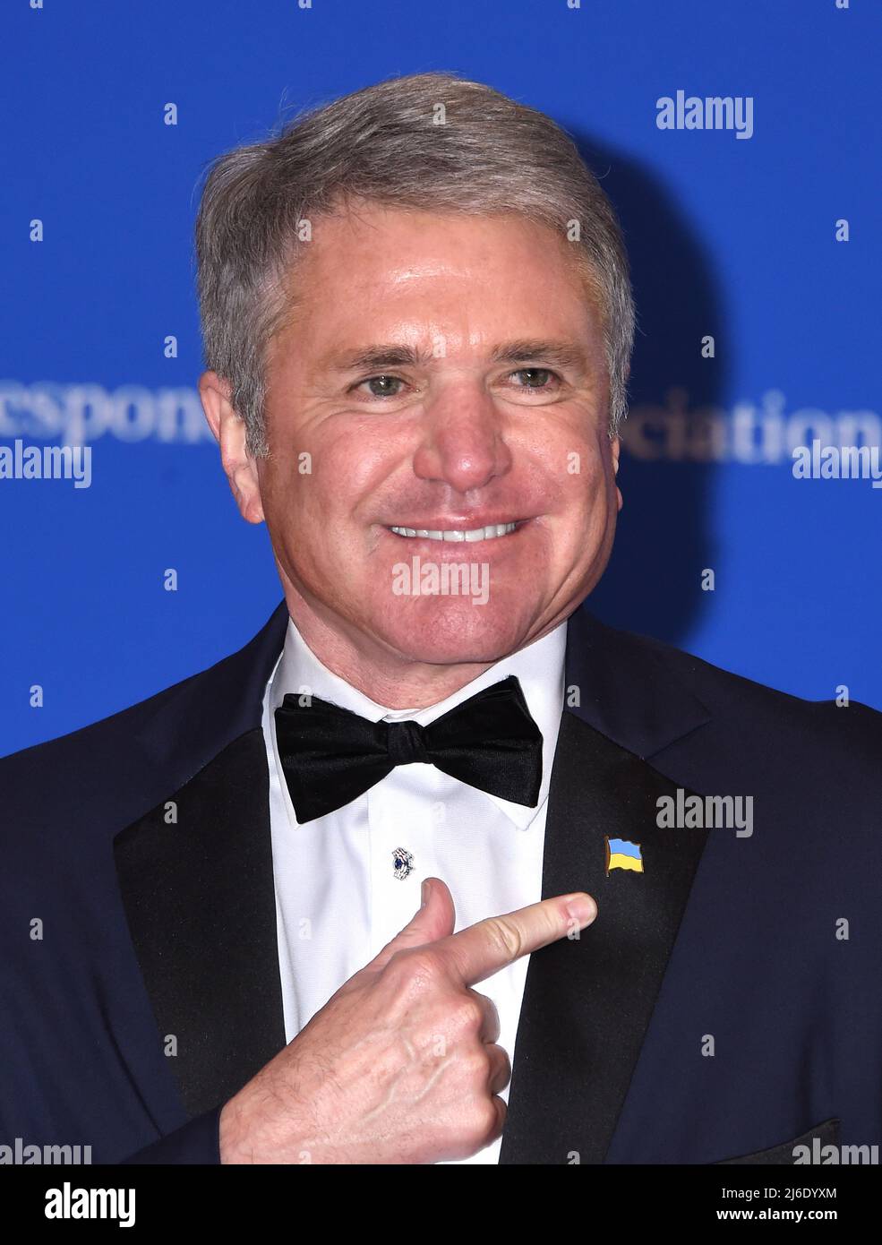 Michael McCaul arriving at the 2022 White House Correspondents' dinner ...