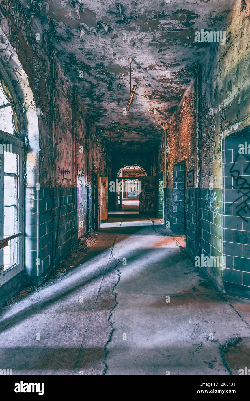 Lost place somewhere in germany, house Stock Photo - Alamy